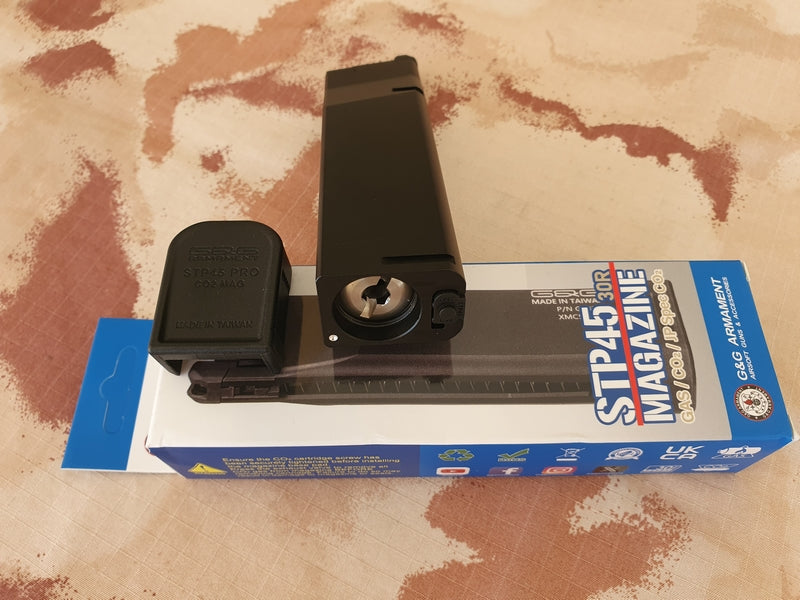 G&G STP45 Co2 Airsoft Pistol 30bb Magazine Caricatore Hi-Capa Tokyo Ma